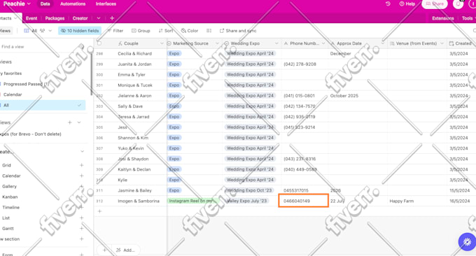 Do airtable automation monday crm buildertrend clickup zapier integration by Marketing_stat | Fiverr